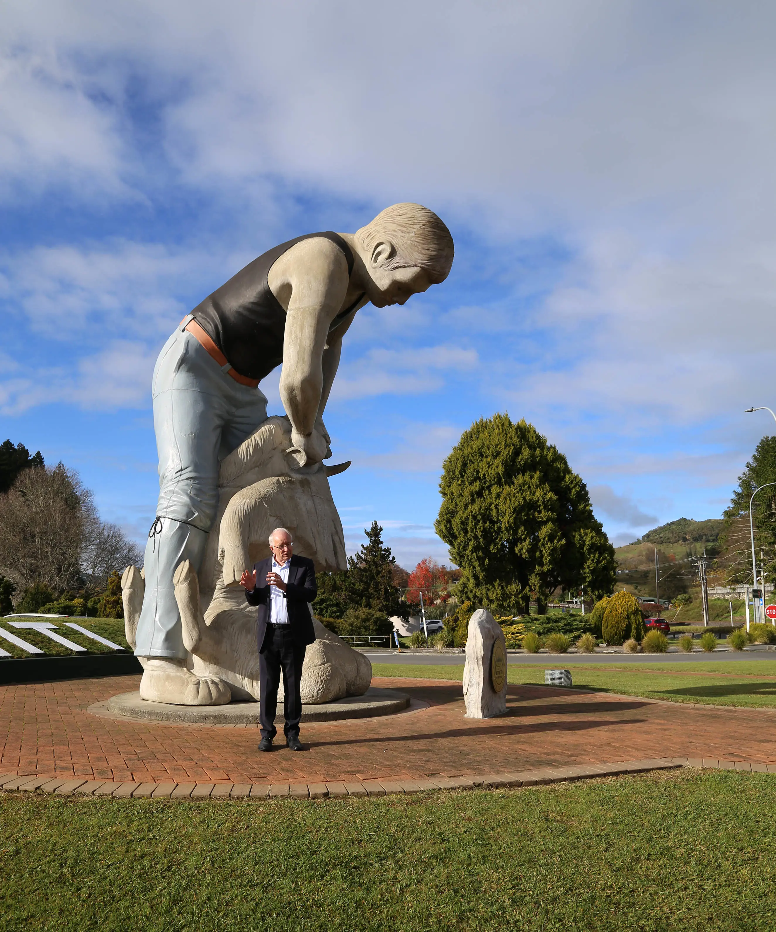 Shearing Statue 30 Year Time Capsule - Waitomo District Council